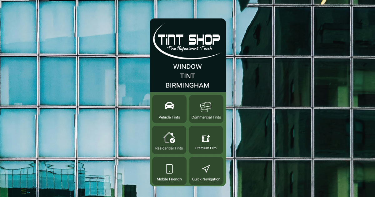 Residential Window Tinting Birmingham | Home Window Film | Tint Shop ...